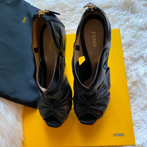 Fendi | Shoes | Authentic Fendi Black Booties | Poshmark